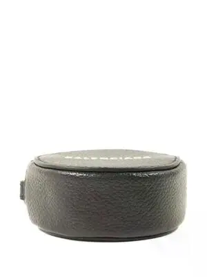 Balenciaga Logo-print Circular Coin Case