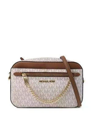 Michael Kors Jet Set Chain-link Cross Body Bag - Neutrals