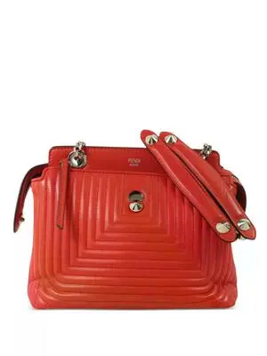 Fendi Dotcom Click Shoulder Bag - Red
