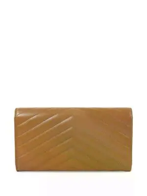 Saint Laurent Quilted Flap Wallet