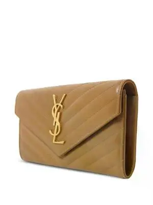 Saint Laurent Quilted Flap Wallet