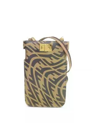 Fendi Vertigo Peek-a-phone Crossbody Bag - Neutrals