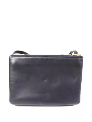 Celine Trio Calfskin Shoulder Bag - Black