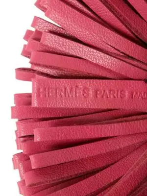 Hermès Carmen Fringed Leather Keychain