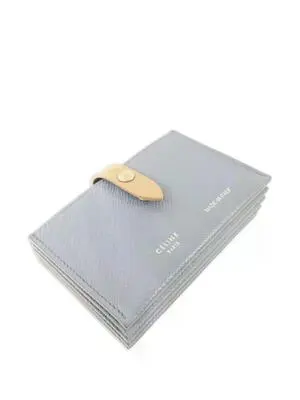 Celine Press-stud Leather Card Case