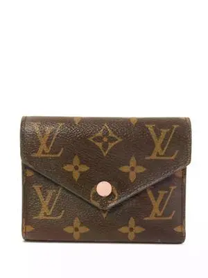 LOUIS VUITTON Monogram Victorine Wallet - Brown