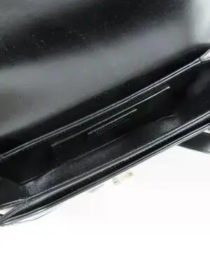 Saint Laurent Logo Leather Shoulder Bag