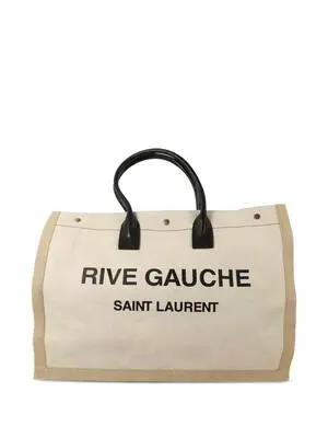 Saint Laurent Rive Gauche Tote Bag - Neutrals