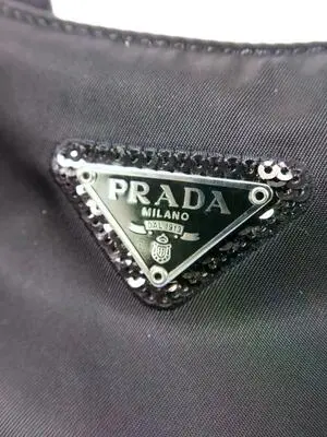 Prada Sequin Polka-dot Shoulder Bag