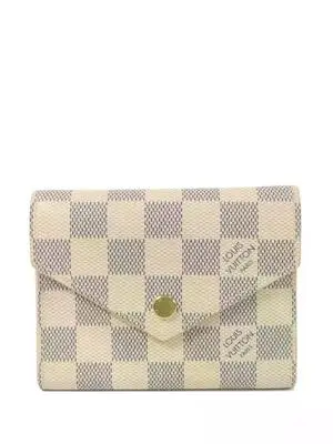 LOUIS VUITTON Victorine Damier Azur Wallet - Neutrals