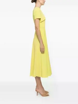 NISSA Ruffled A-line Midi Dress
