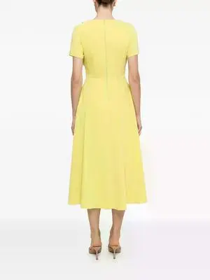 NISSA Ruffled A-line Midi Dress