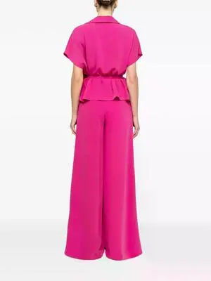 NISSA Belted Scarf-detail Top
