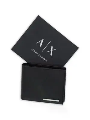 Armani Exchange Logo-plaque Bi-fold Wallet