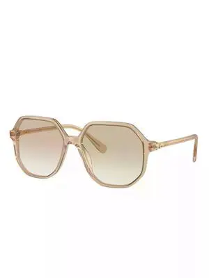 SWAROVSKI Crystal-embellished Geometric-frame Sunglasses