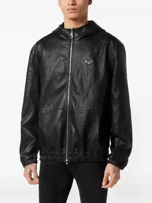 Philipp Plein Zip-up Hooded Jacket