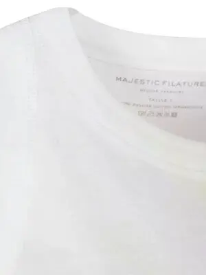 Majestic Filatures Ribbed Trim Tank Top