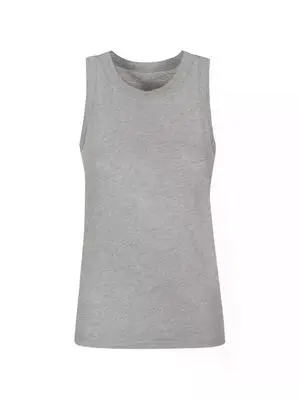 Majestic Filatures Ribbed Trim Tank Top - Grey