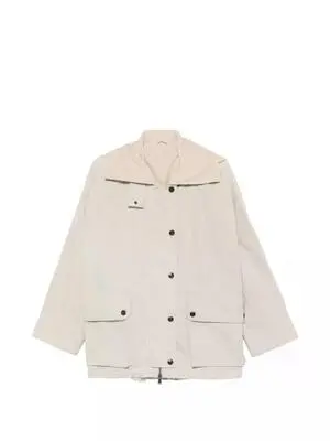 Brunello Cucinelli Hooded Coat - Neutrals