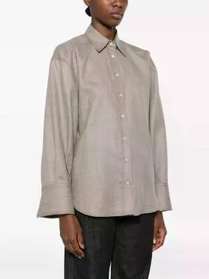 Brunello Cucinelli Monili Trim Button-fastening Shirt