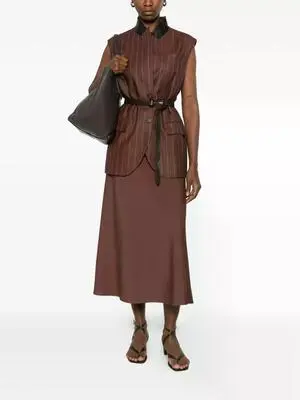 Brunello Cucinelli Sleeveless Leather Vest