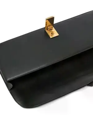 Khaite Blake Leather Clutch Bag - Black