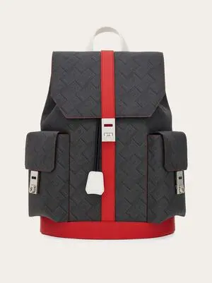 FERRAGAMO Dual-pocket Backpack With Hug Buckle - Red