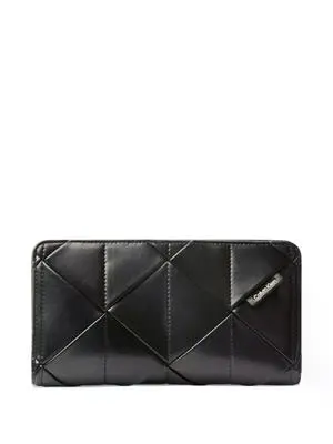 Calvin Klein Quilted Logo-plaque Wallet