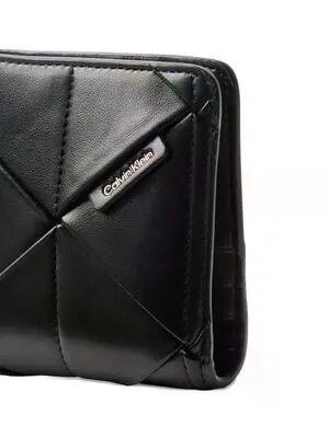 Calvin Klein Quilted Logo-plaque Wallet