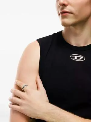 DIESEL® Oval D Logo Ring