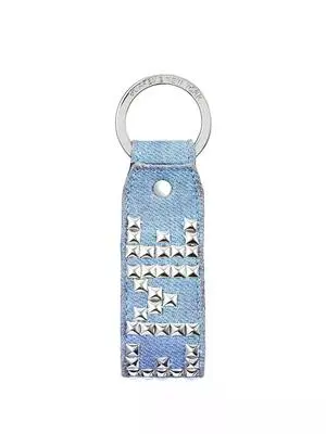 Supreme Studded Denim Keychain