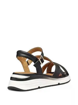 Geox Crossover Strap Buckle-fastening Sandals