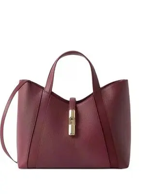 Furla Goccia Leather Tote Bag - Red