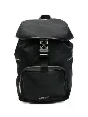 Off-White Arrows-buckle Backpack - Black