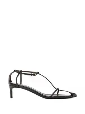 Khaite Bella T-bar Heeled Sandals