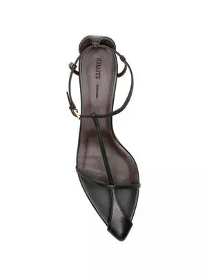 Khaite Bella T-bar Heeled Sandals