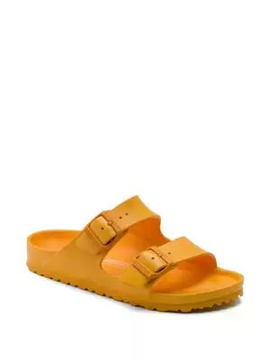 BIRKENSTOCK Arizona Buckle-fastening Slides - Orange