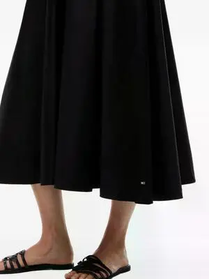 Tommy Hilfiger Ribbed-knit Midi Dress - Black