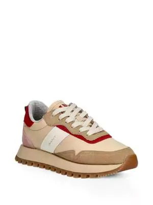 Gant Panelled Suede-trimmed Sneakers