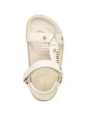 Geox Stud-embellished Touch-strap Sandals