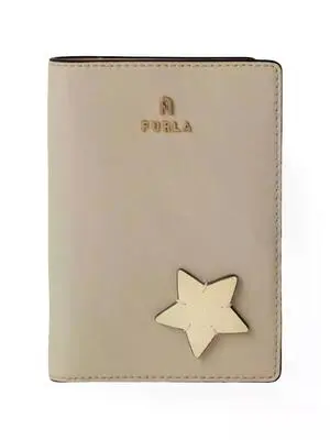 Furla S Camelia Star-patch Passport Holder - Neutrals