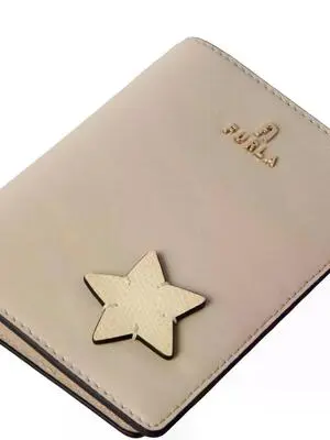 Furla S Camelia Star-patch Passport Holder - Neutrals
