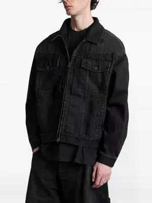 Vetements Zip-up Denim Jacket