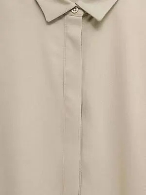 THE FRANKIE SHOP Oversized Short-sleeved Shirt
