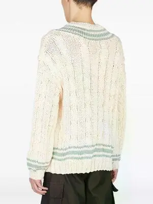 Visvim Cable Knit V-neck Sweater