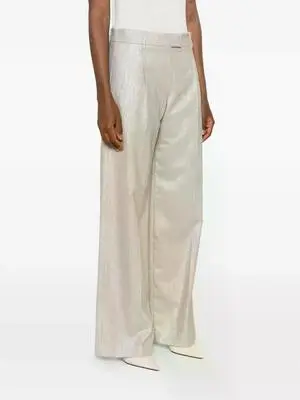 Brunello Cucinelli Shimmer Effect Pleated Trousers