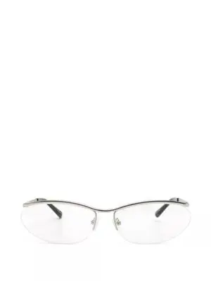 Attico X Linda Farrow Charlotte Glasses - Silver