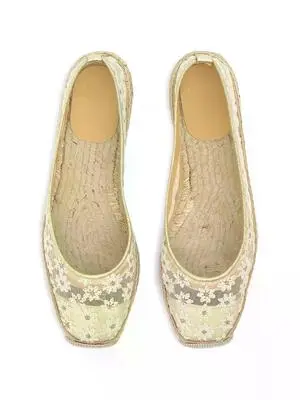 CastaÑer Paoli Floral-embroidered Espadrilles - Neutrals