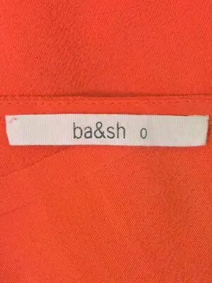 Ba&sh Red Crepe Wide-leg Jumpsuit