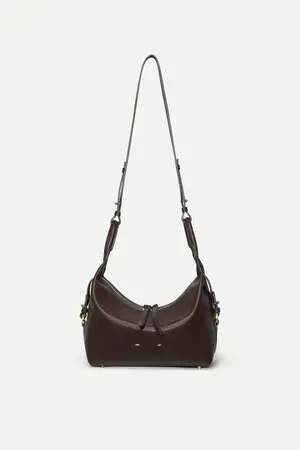 Fabrique Clio Slouchy Swing Bag In Smooth Top-grain Leather